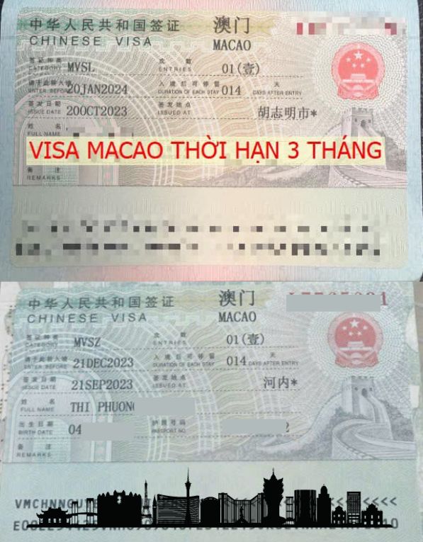 Hướng dẫn thủ tục xin visa Ma Cao (Macau)